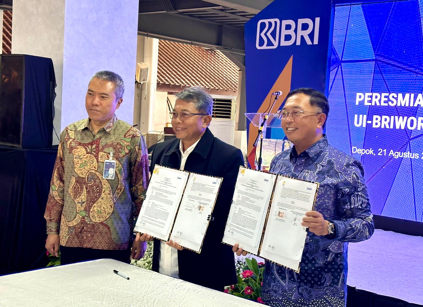 Resmikan UI-BRI Work Startup Center Bank BRI Gandeng Universitas ...